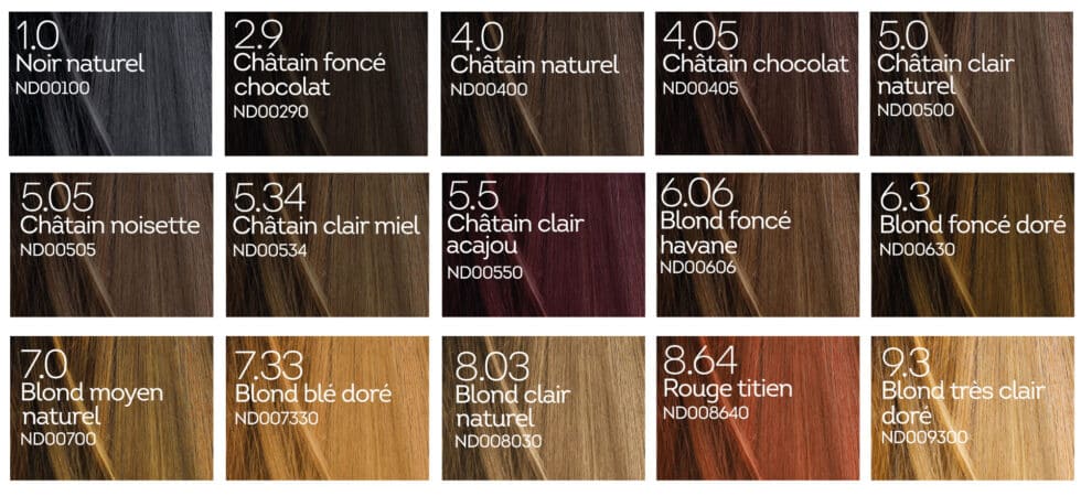 Coloration naturelle cheveux délicats nutricolor delicato - Biokap